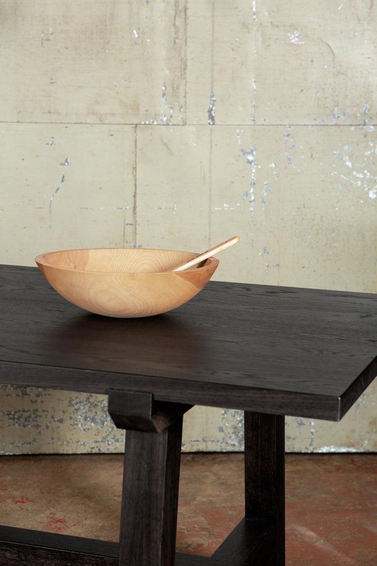 14' Customizable Farmhouse Contemporary Solid Oak "Winston" Dining ...