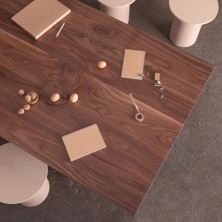 10' Customizable Farmhouse Contemporary Solid Walnut "Winston" Dining ...