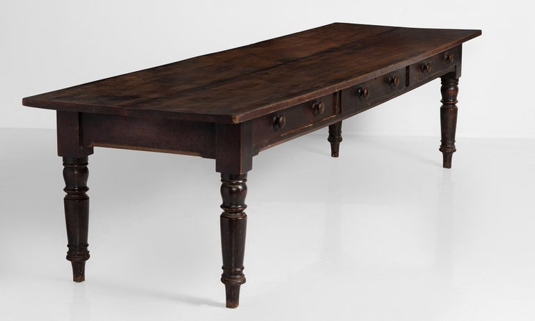 Farmhouse Dining Table, England, circa 1830 at 1stDibs