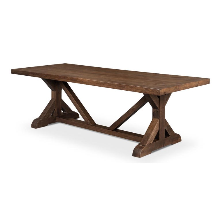 Farmhouse Refectory Dining Table For Sale at 1stDibs