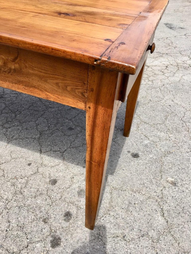 Farmhouse Table in Cherry wood, circa 1860 at 1stDibs