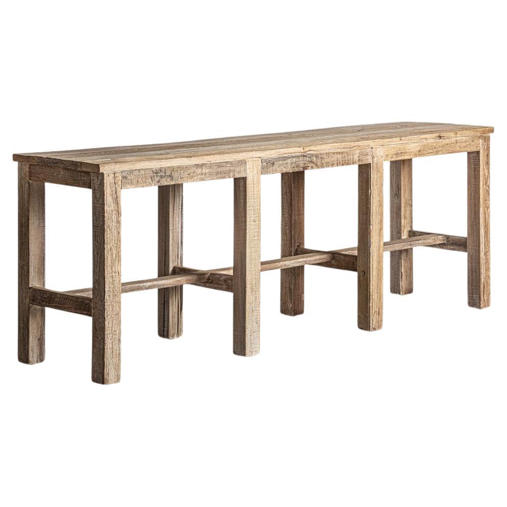 Fast Track, 90" Console Table In Spanish Colonial Style For Sale at 1stDibs