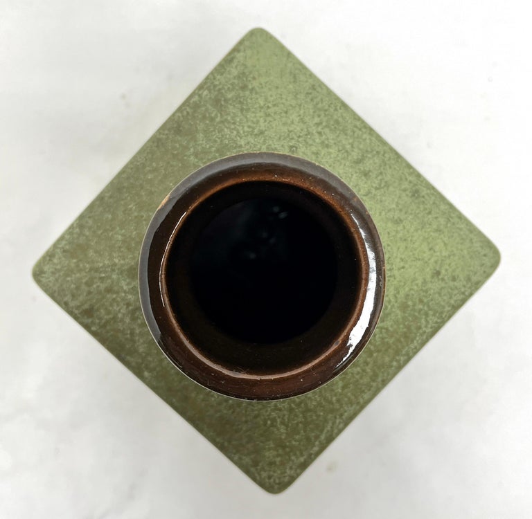 Fat Lava Rectangular Vase with Decor and Stamp 399-15, W-Germany' 1960s ...