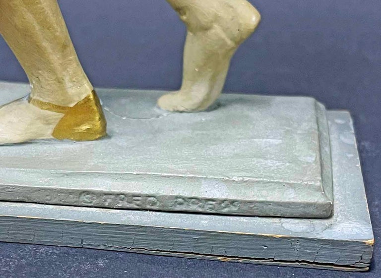 "Faun and Nymph, " Art Deco Sculpture of Nijinsky in "Afternoon of a ...