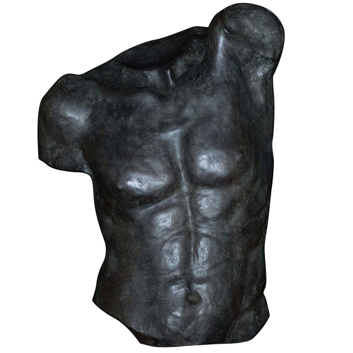 "Torse Féminin" Bronze Torso Wall Sculpture by Celine Chalem at 1stDibs