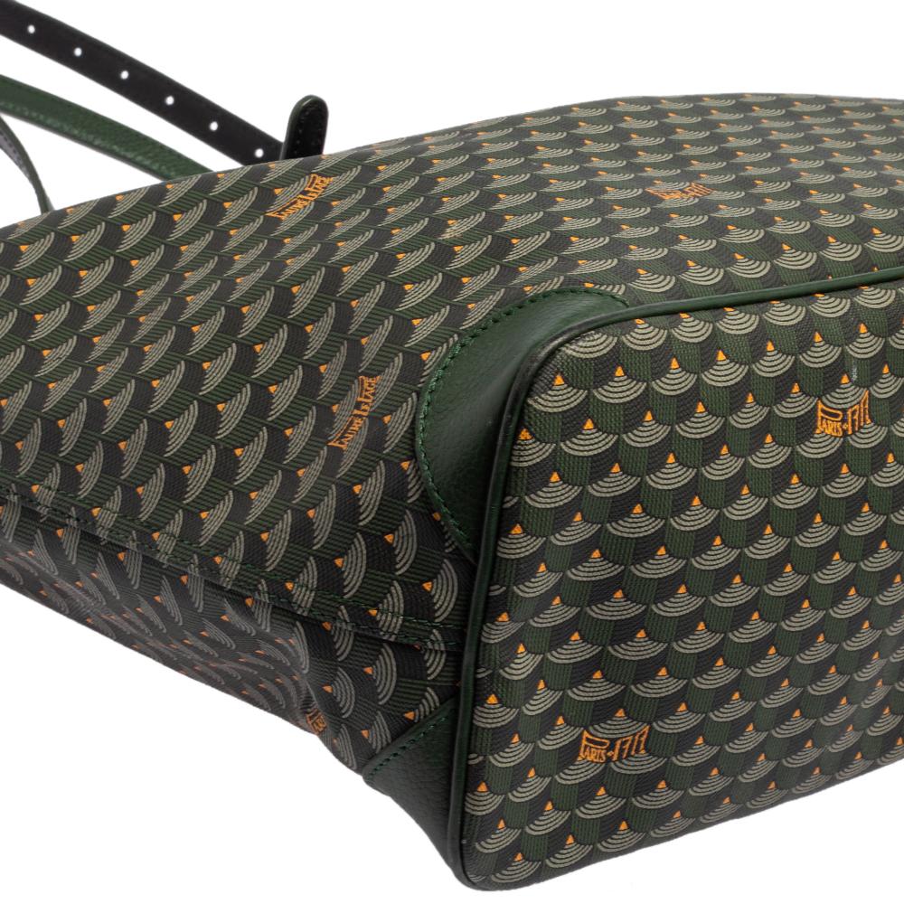 Faure Le Page Green Coated Canvas and Leather Daily Battle 37 Tote at ...