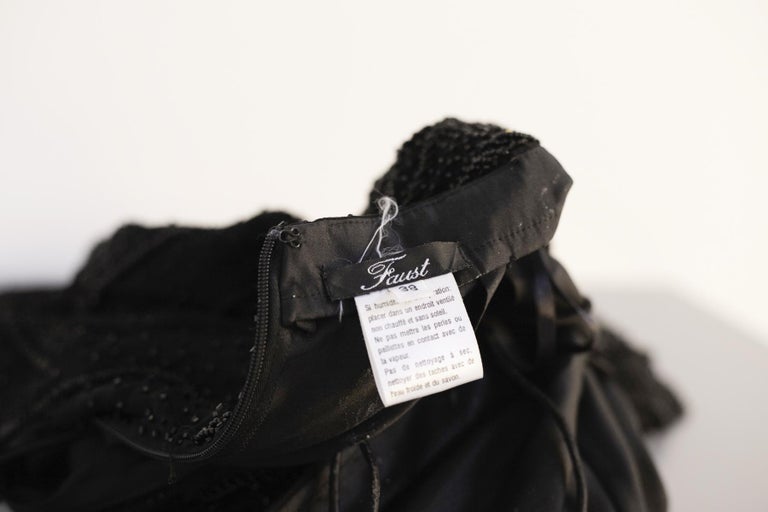 Faust Paris Black Long Evening Dresses For Sale at 1stDibs | faust ...