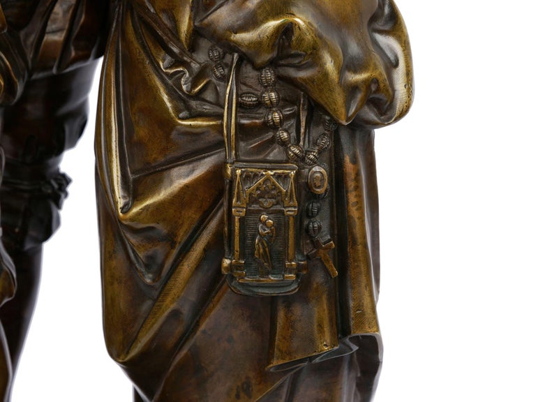 Faust Et Marguerite Antique French Bronze Sculpture by Deniére, circa ...