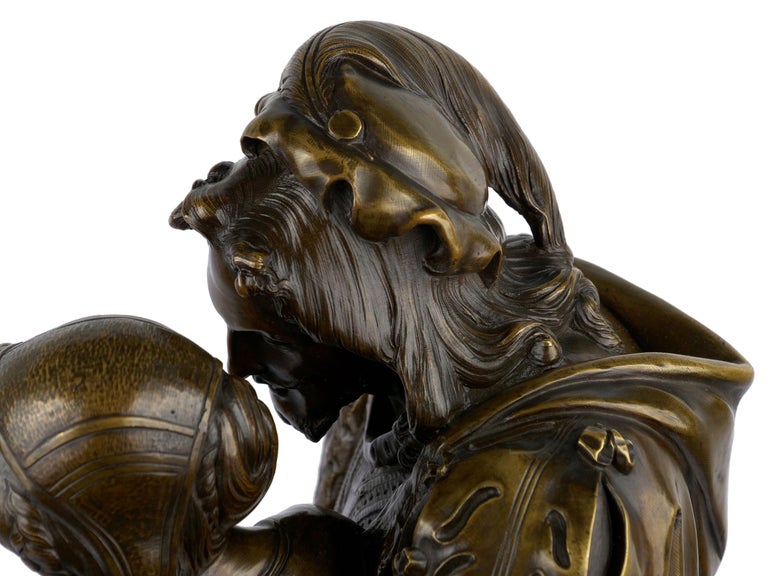 Faust Et Marguerite Antique French Bronze Sculpture by Deniére, circa ...
