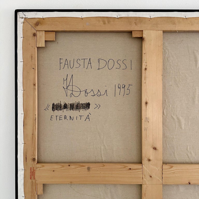 Fausta Dossi Oil on Canvas "Eternita", circa 1995 For Sale at 1stDibs
