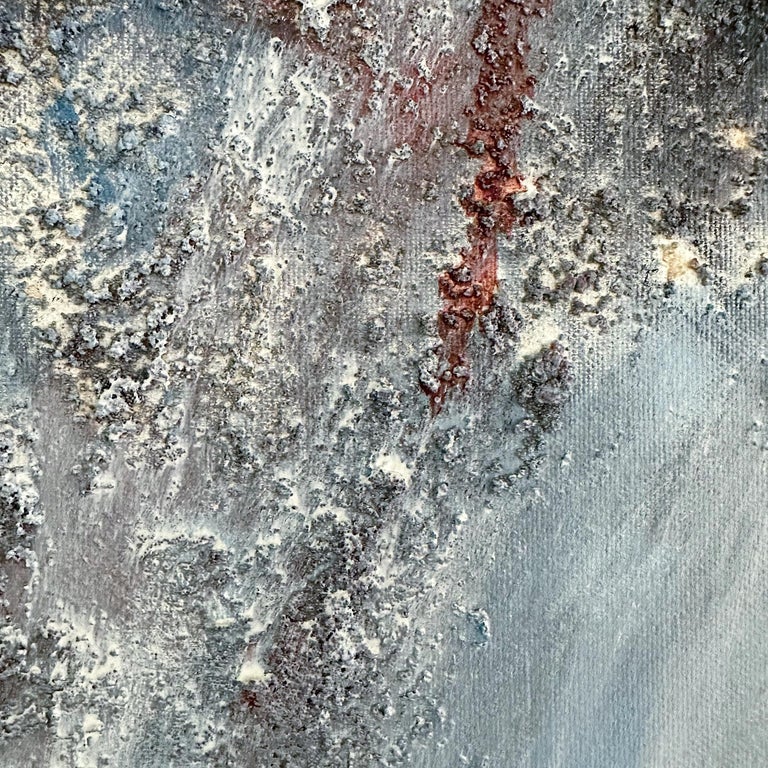 Fausta Dossi Textured Oil on Canvas "Cieli Australi", circa 2009 For ...