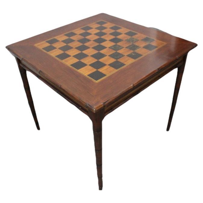 Marble Top Specimen Chess Table at 1stDibs | marble top chess table