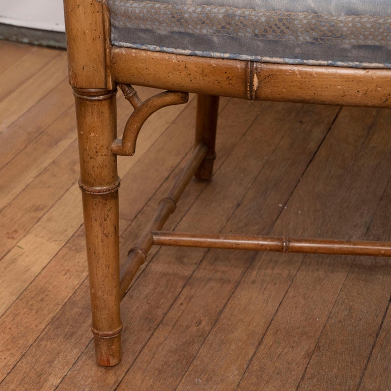 Faux Bamboo Side Chair at 1stDibs