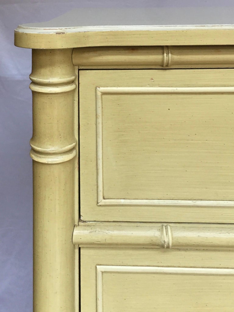 Faux Bamboo Tall Chest of Drawers Hollywood Palm Regency, Henry Link ...