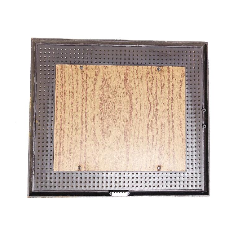 Faux Cane Photo Frame with Hand Painted Indian Tiger and White Oversize ...