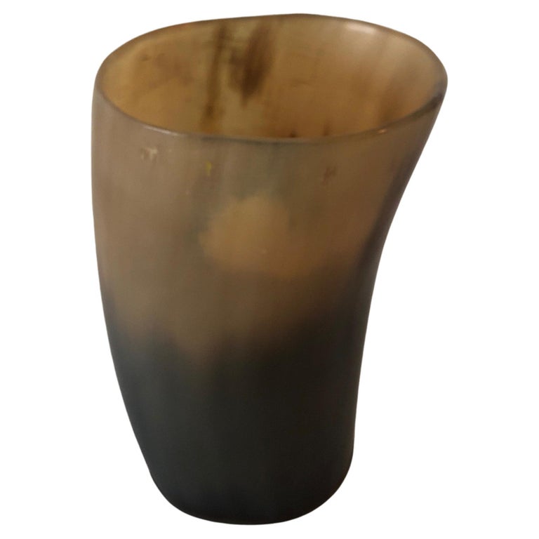 Faux Horn Decorative Cup For Sale at 1stDibs