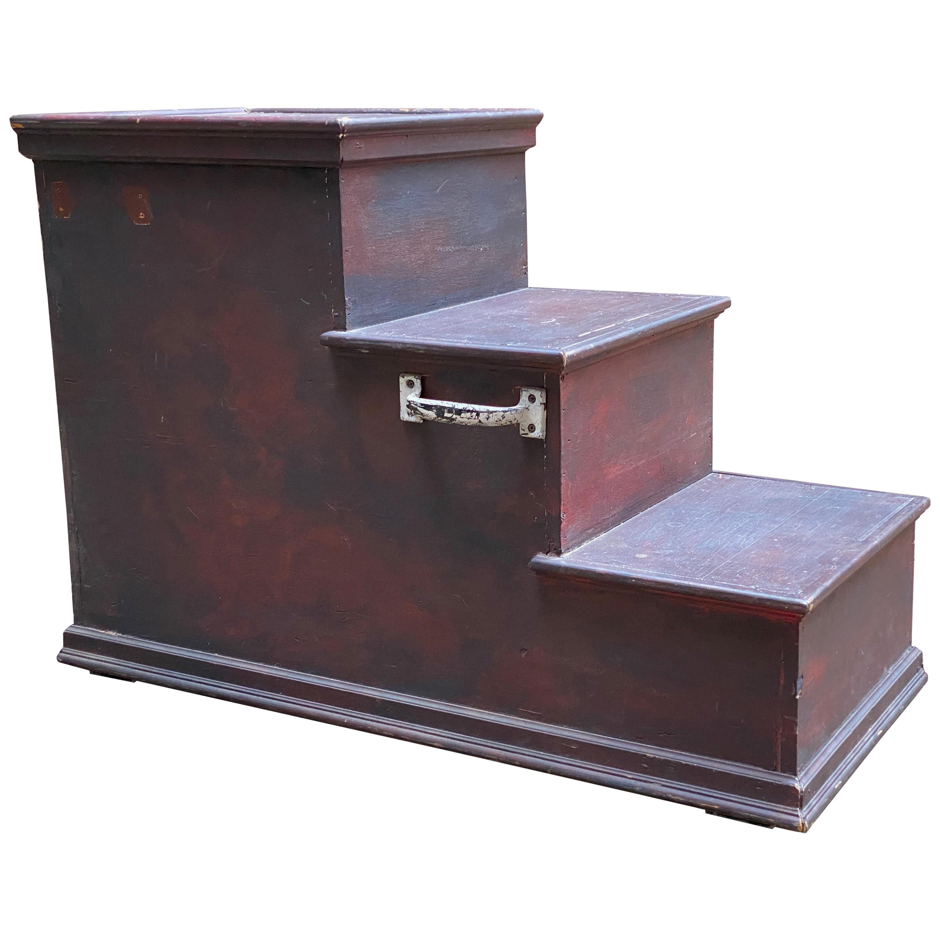 William IV Mahogany Bedside Steps at 1stDibs