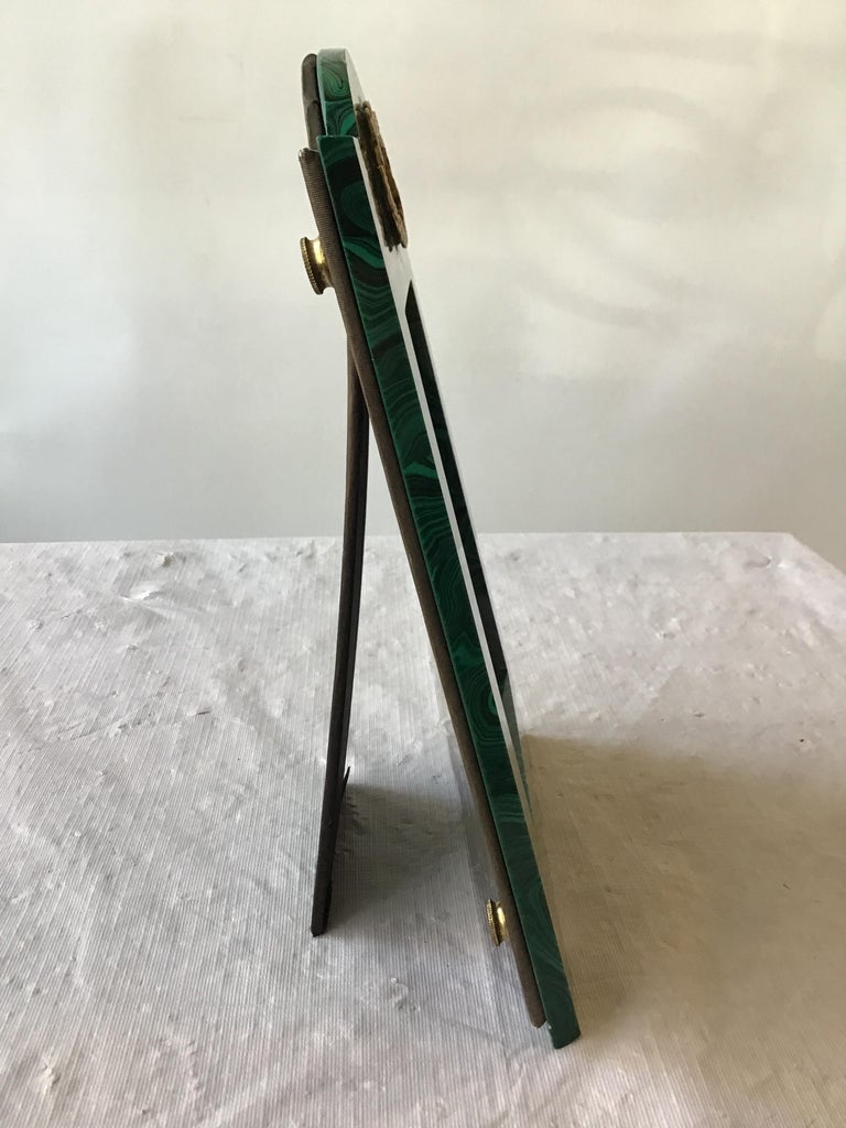 Faux Malachite Picture Frame at 1stDibs | malachite frame