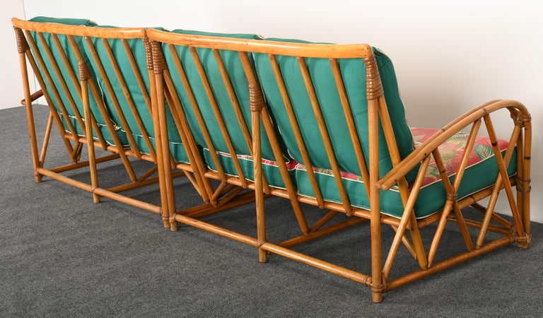 Faux Rattan Sofa by Heywood Wakefield, 1950s at 1stDibs | heywood ...