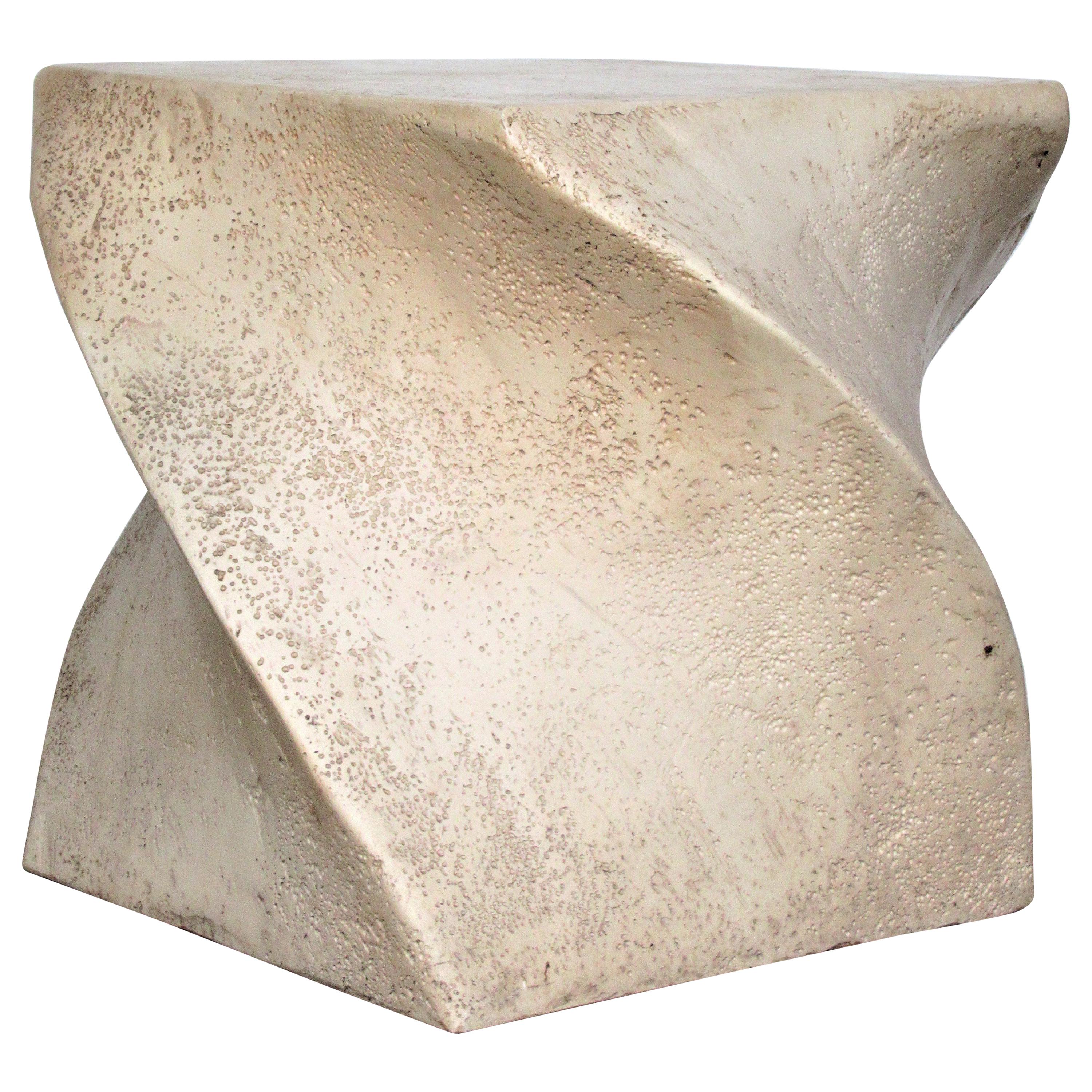 1970's Faux Stone Table in the Style of John Dickinson at 1stDibs