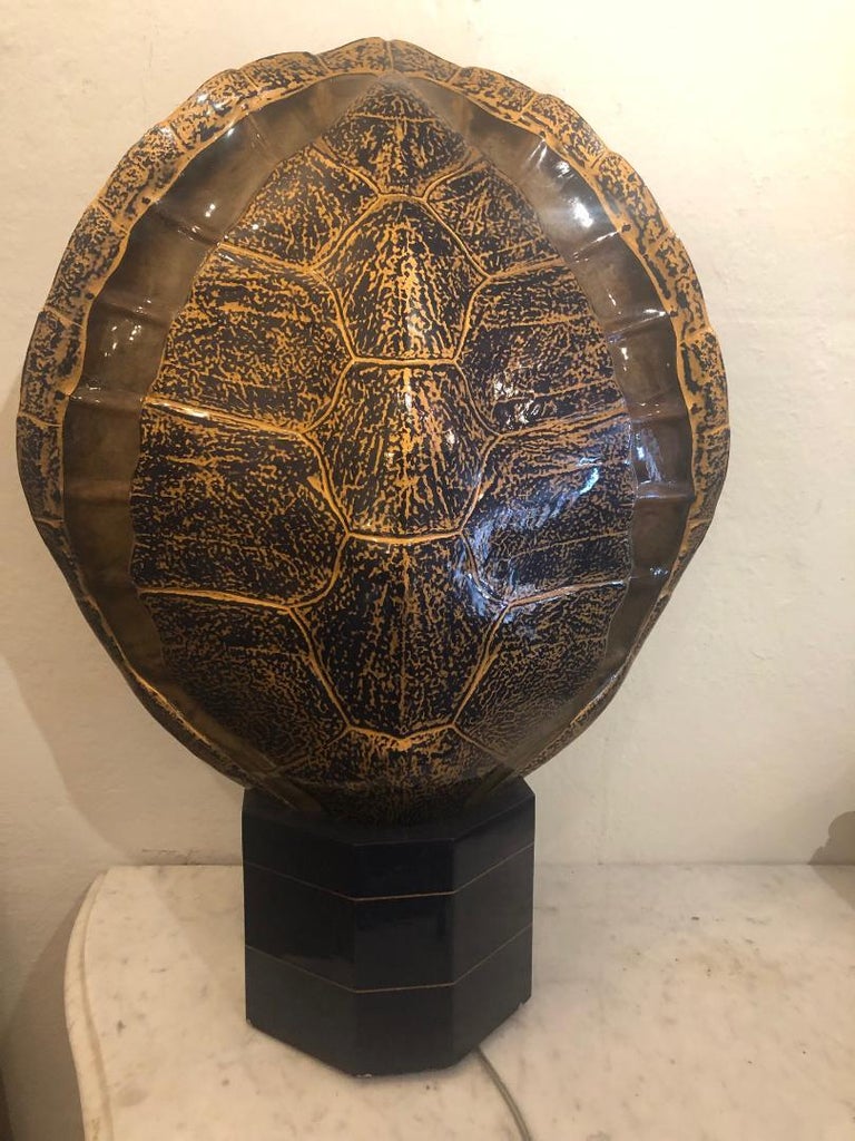 Faux Tortoise Lamps For Sale at 1stDibs