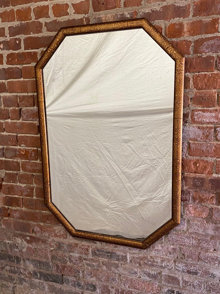 Faux Tortoise Shell Octagonal Mirror at 1stDibs