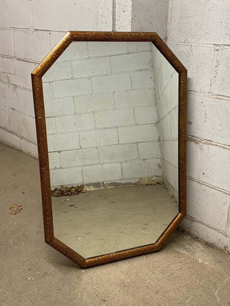Faux Tortoise Shell Octagonal Mirror at 1stDibs