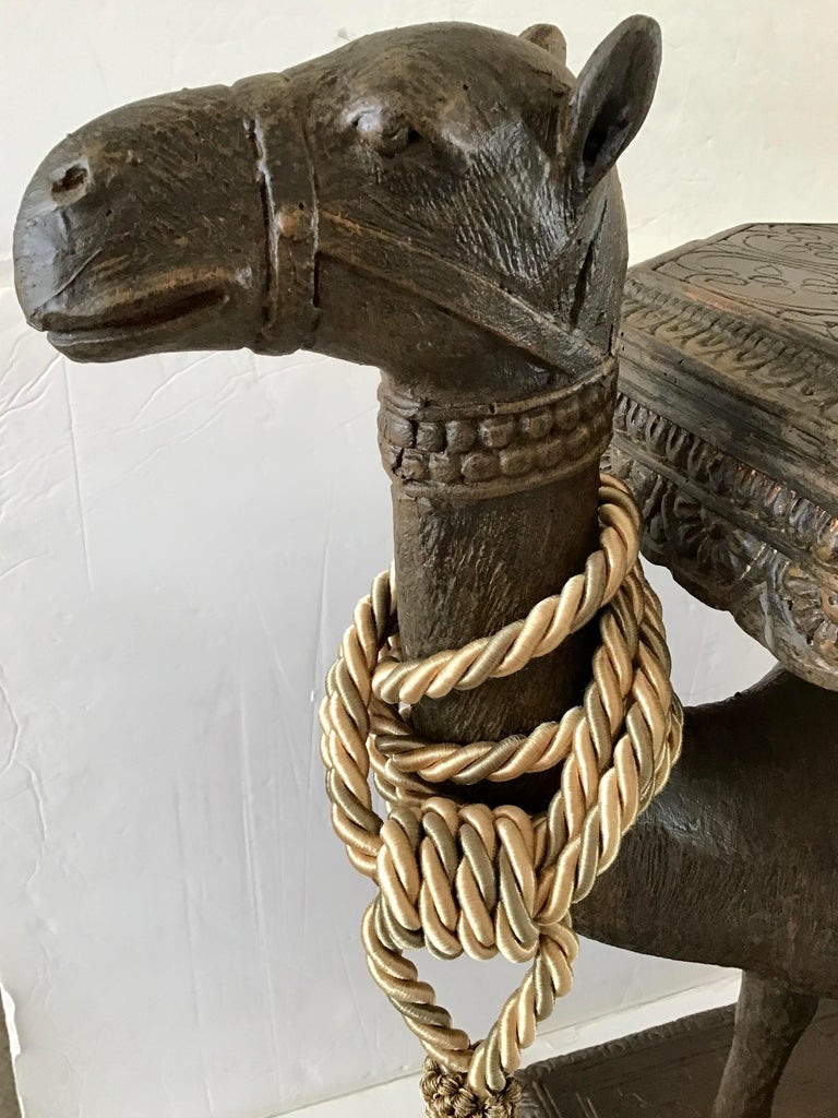 Faux Wood Camel Cocktail Table For Sale at 1stDibs