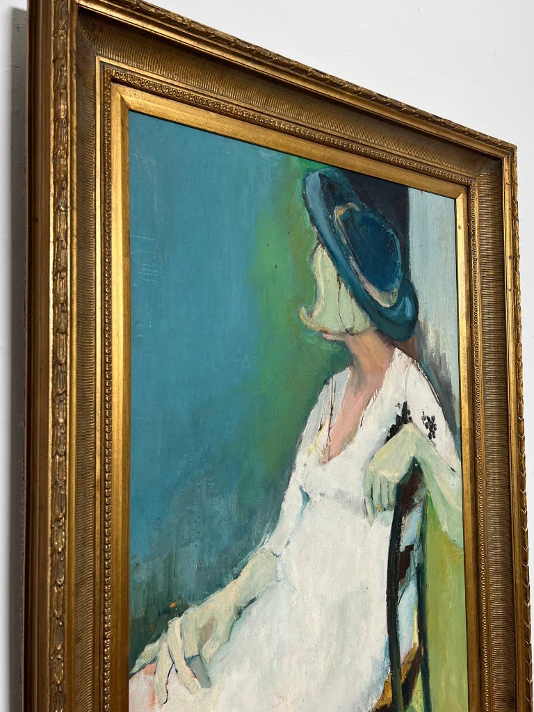 Fay Singer Mid-Century Portrait of a Woman, Circa 1960s For Sale at 1stDibs