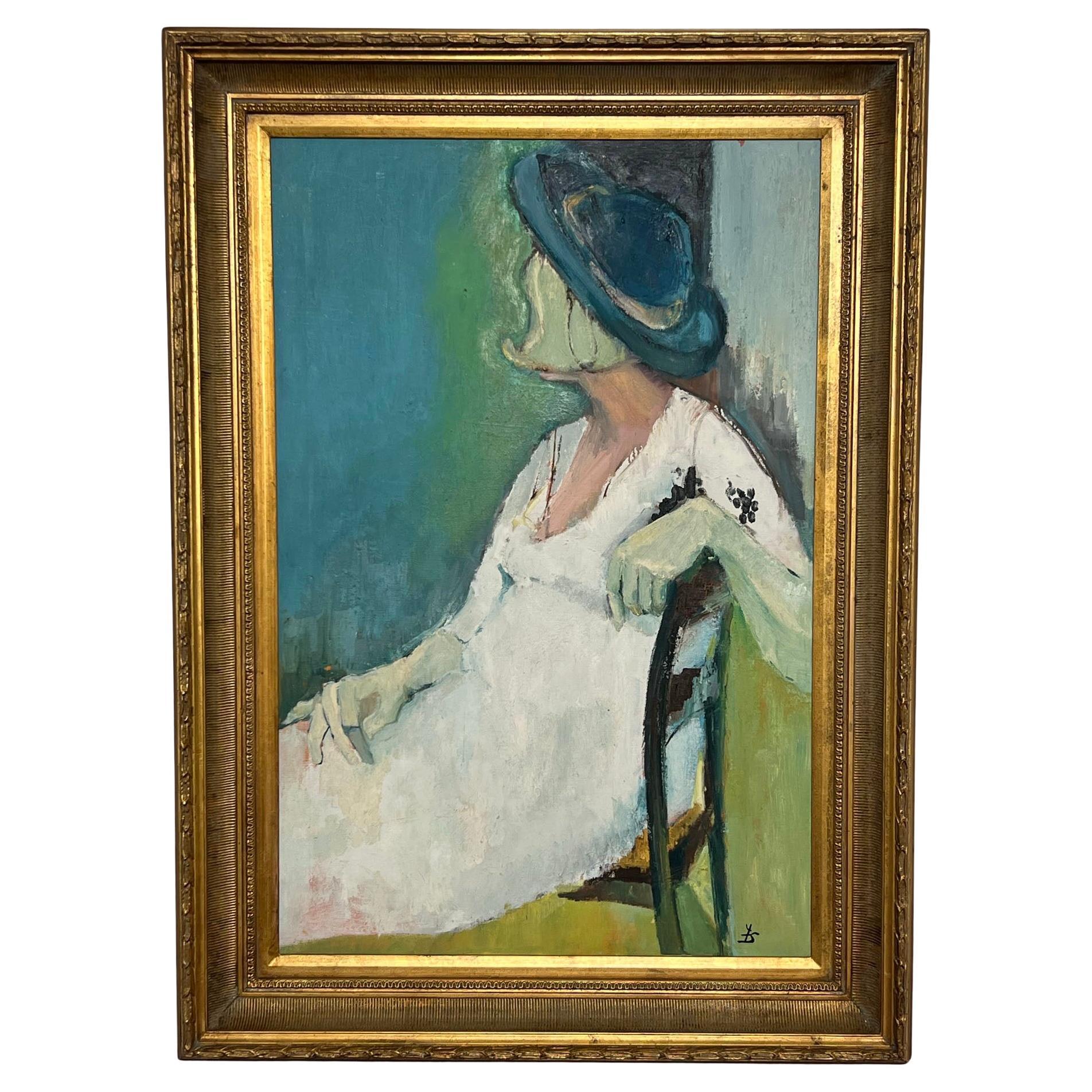 Sisters, Painting by American Painter Fay Singer For Sale at 1stDibs