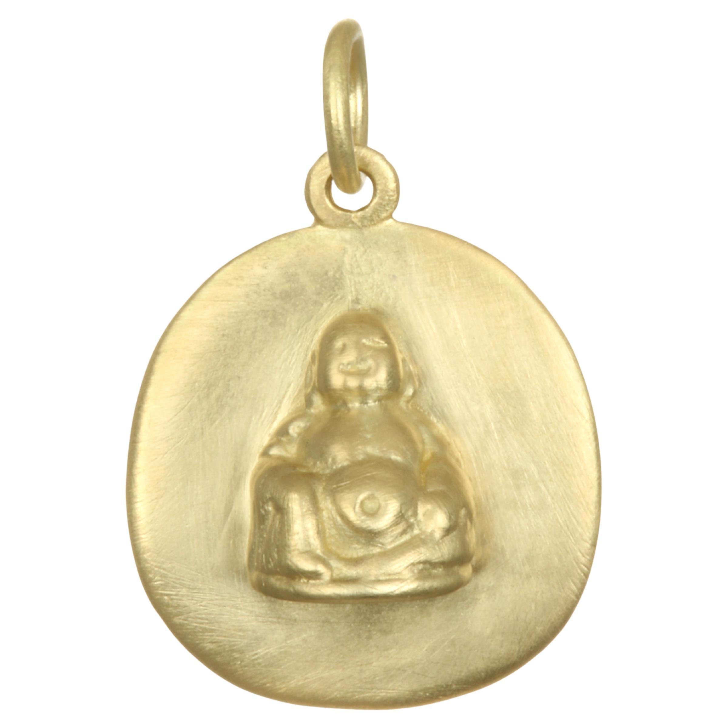 Faye Kim 18 Karat Gold Acorn Charm For Sale at 1stDibs