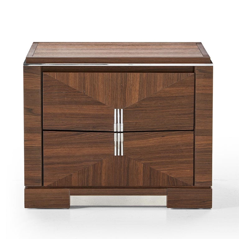 FB Collection Crystal Chest of 2 Drawers For Sale at 1stDibs