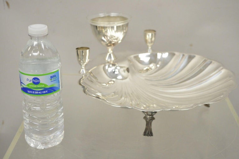 F.B. Rogers 1828 Silver Plate Regency Shrimp and Clam Shell Serving ...