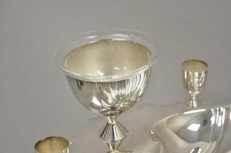 F.B. Rogers 1828 Silver Plate Regency Shrimp and Clam Shell Serving ...