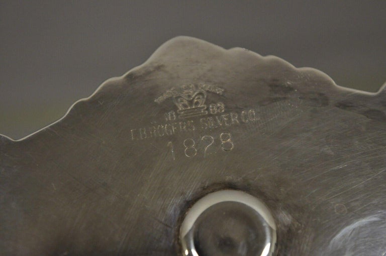 F.B. Rogers 1828 Silver Plate Regency Shrimp and Clam Shell Serving ...