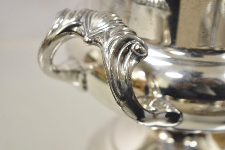 FB Rogers Silver Plated Regency Style Trophy Cup Champagne Chiller Ice Bucket For Sale at 1stDibs