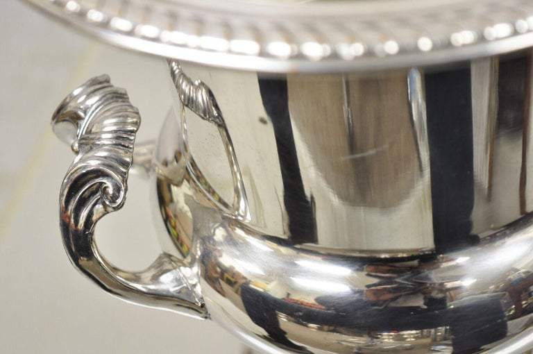 FB Rogers Silver Plated Regency Style Trophy Cup Champagne Chiller Ice ...