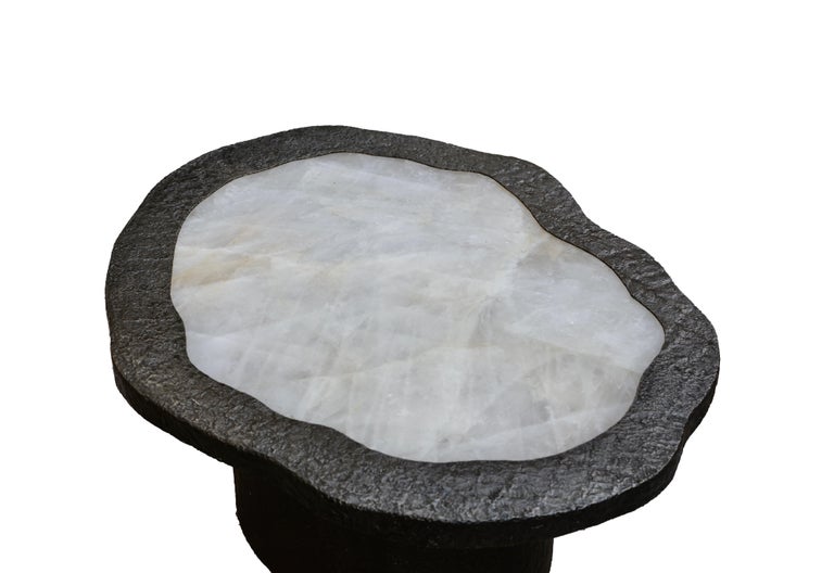 FCT Rock Crystal Table by Phoenix For Sale at 1stDibs