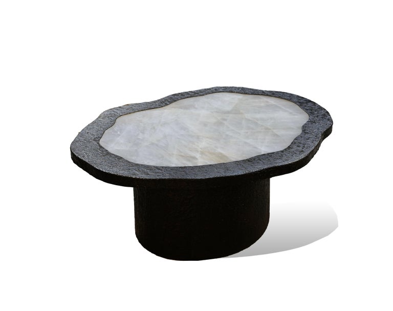 FCT Rock Crystal Table by Phoenix For Sale at 1stDibs