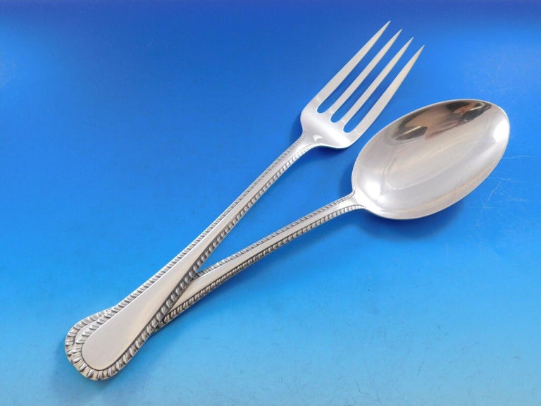 Feather Edge by Buccellati Italy Sterling Silver Flatware Set 35 Pieces ...