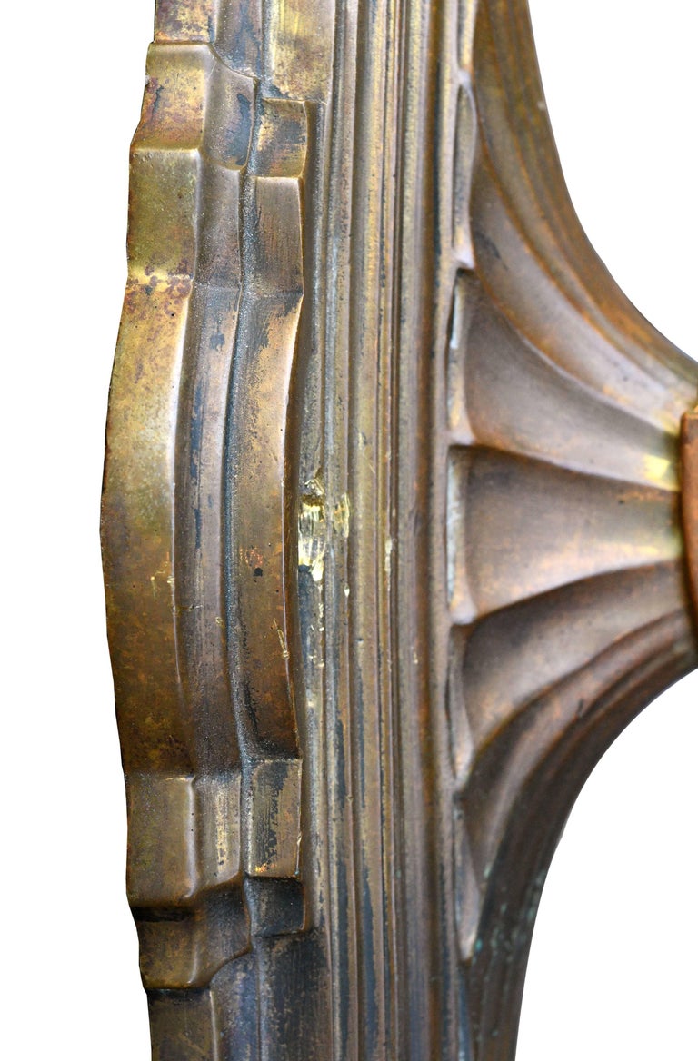 Federal Style Cast Brass Two Candle Sconce at 1stDibs