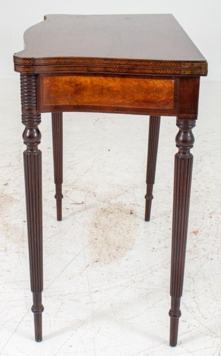 Federal Style Gate-Leg Games Table at 1stDibs