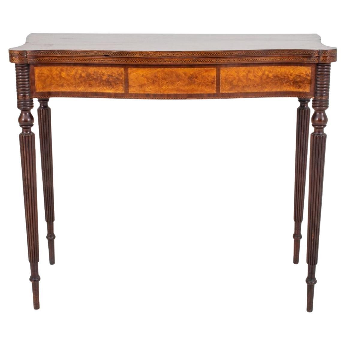 Federal Style Gate-Leg Games Table at 1stDibs