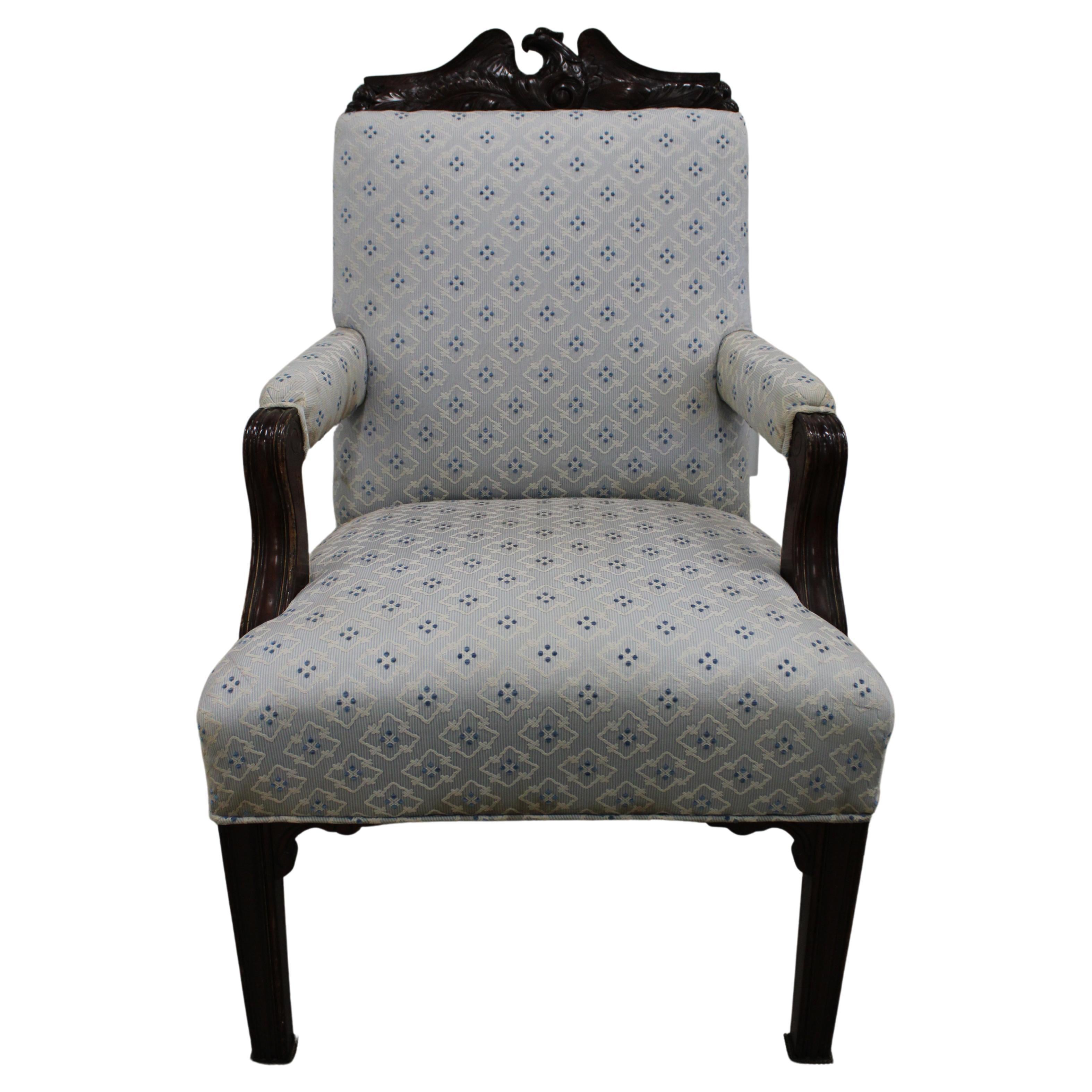 Rare Antique Federal Mahogany Writing Chair at 1stDibs | antique ...