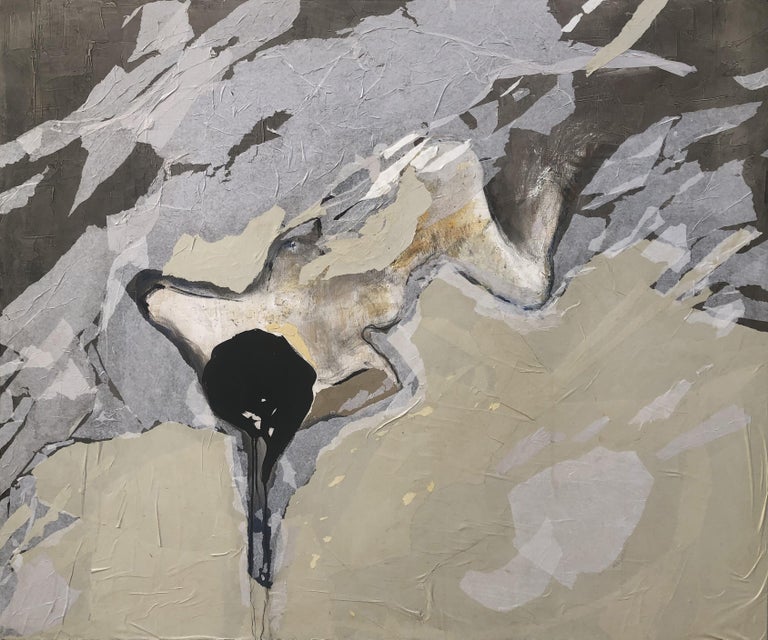 Federica Aiello Pini - "Underwater love" Collage Mixed Media Art Woman ...