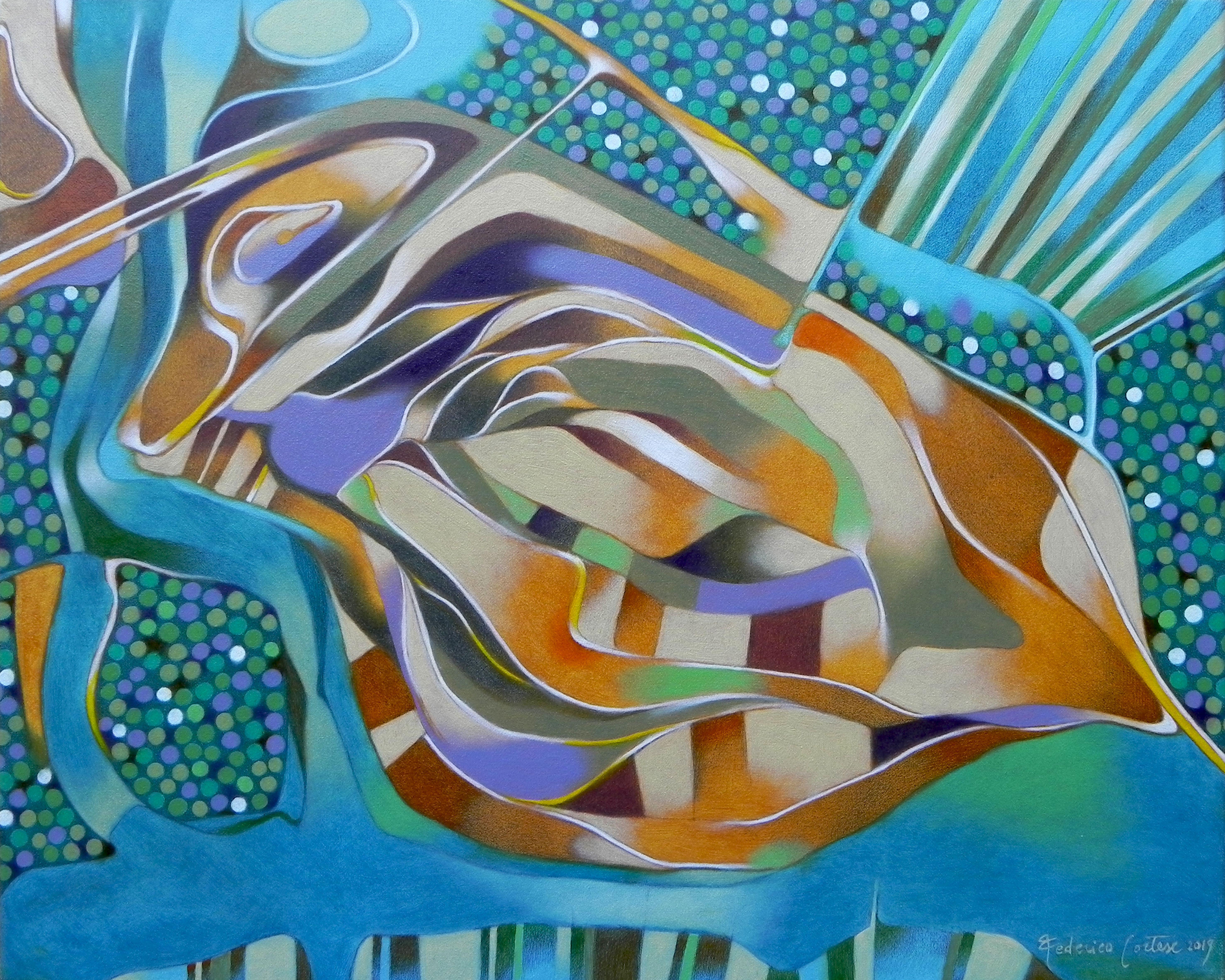 Federico Cortese - The blind son, Painting, Oil on Canvas For Sale at ...