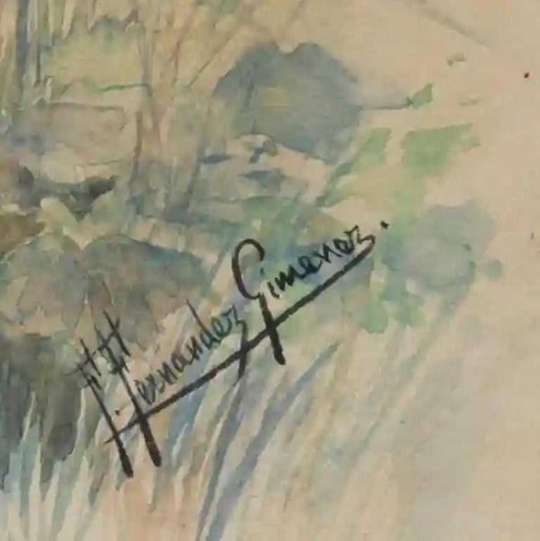 Federico Fernandez y Giménez - Minimalist Watercolor Painting of ...