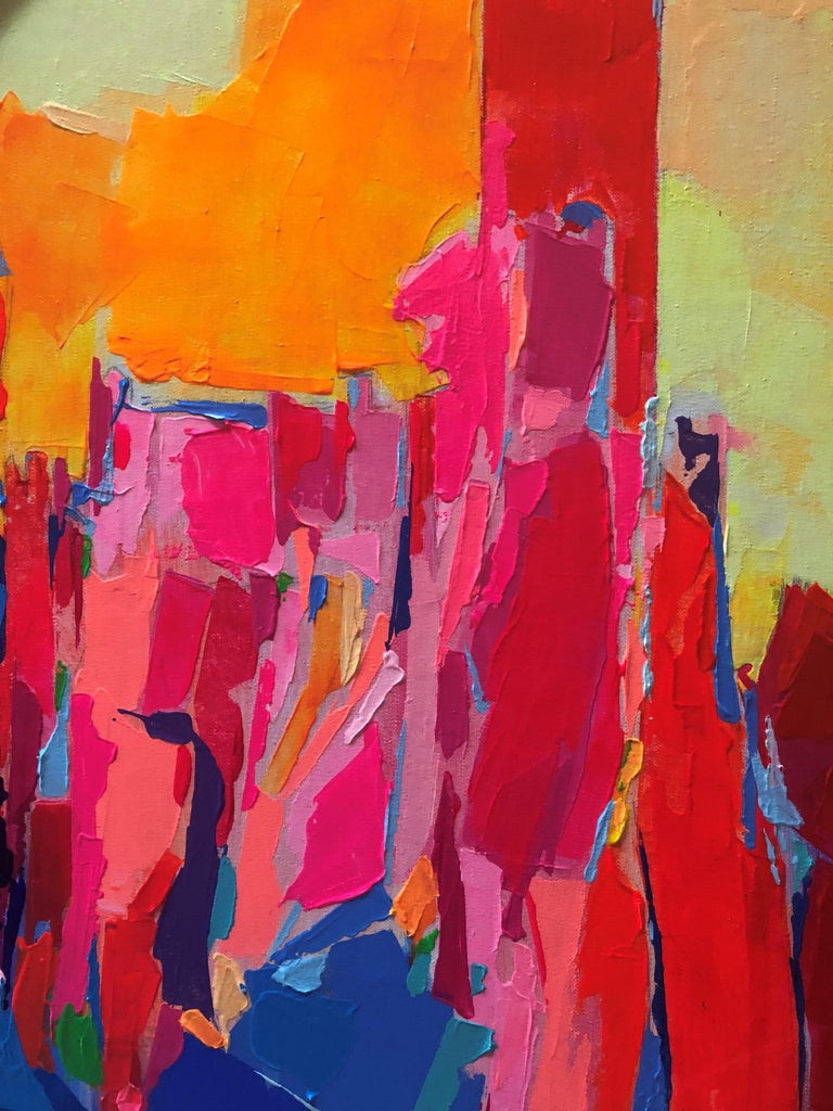 Federico Lopez - "Time Well Spent" by Federico Lopez 47" x 47" Acrylic ...