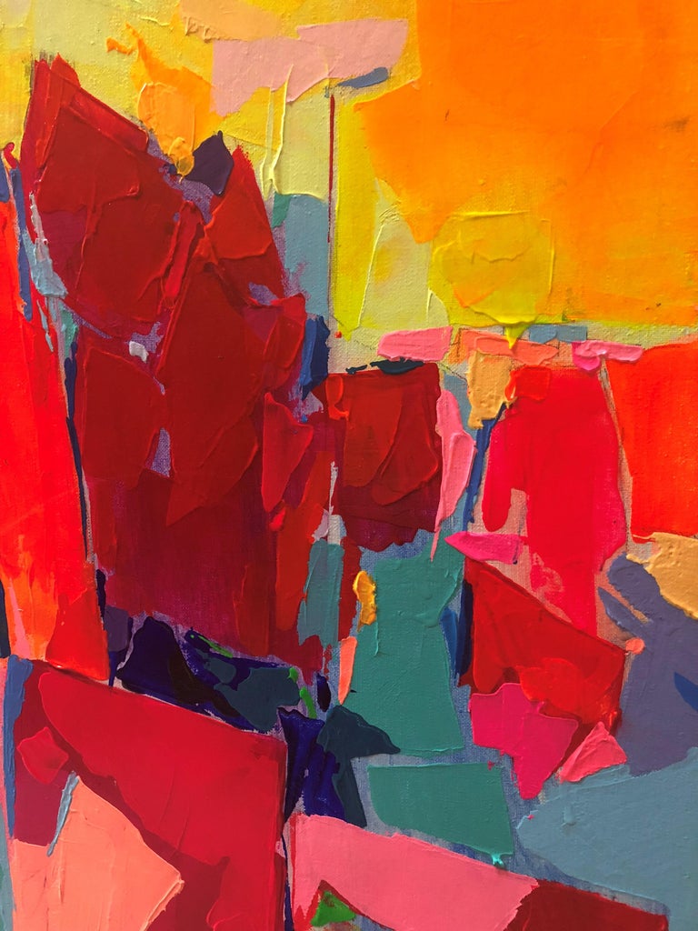 Federico Lopez - "Time Well Spent" by Federico Lopez 47" x 47" Acrylic ...