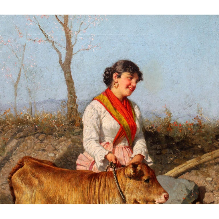 Federico Mazzotta 'Italian, 1839-1897' a 19th Century Oil on Canvas ...
